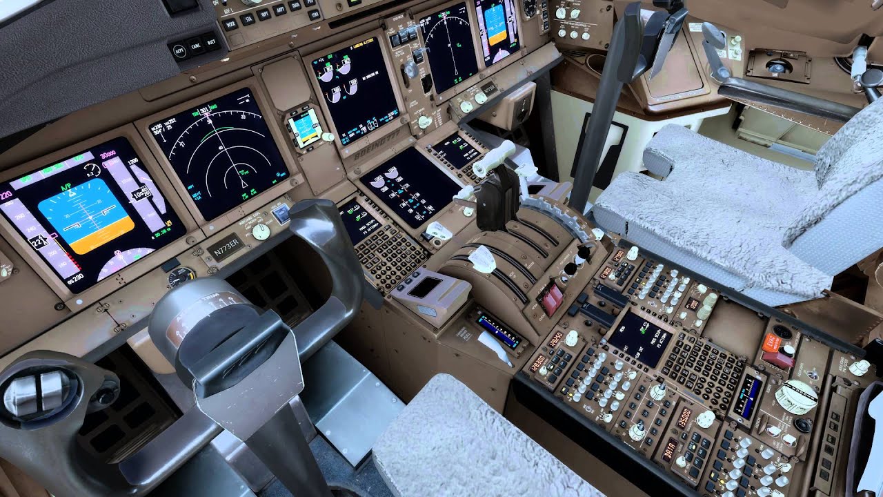 Prepar3D V3.1 - PMDG 777 MFD/PFD testing - YouTube