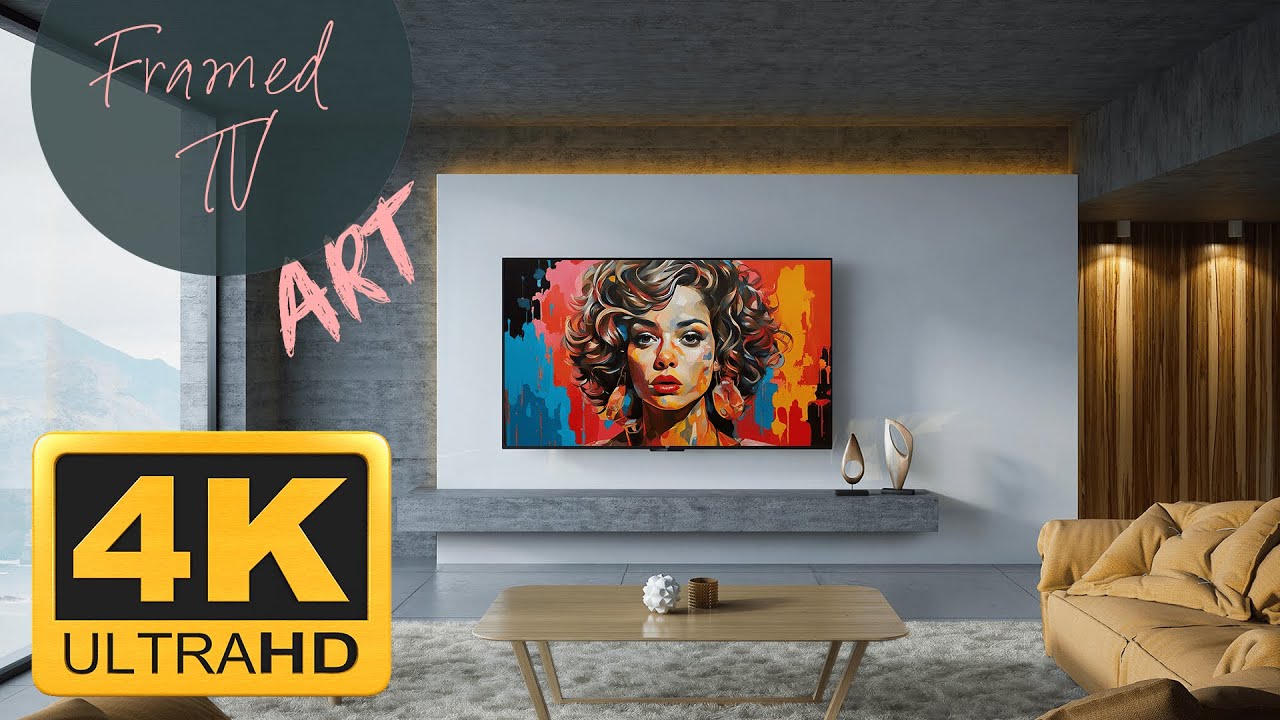 4K Framed TV Art - Portrait Pop Culture - YouTube