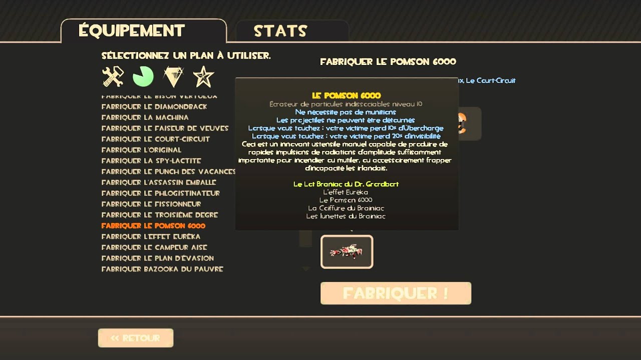 tf2- crafting a pomson 6000 - YouTube