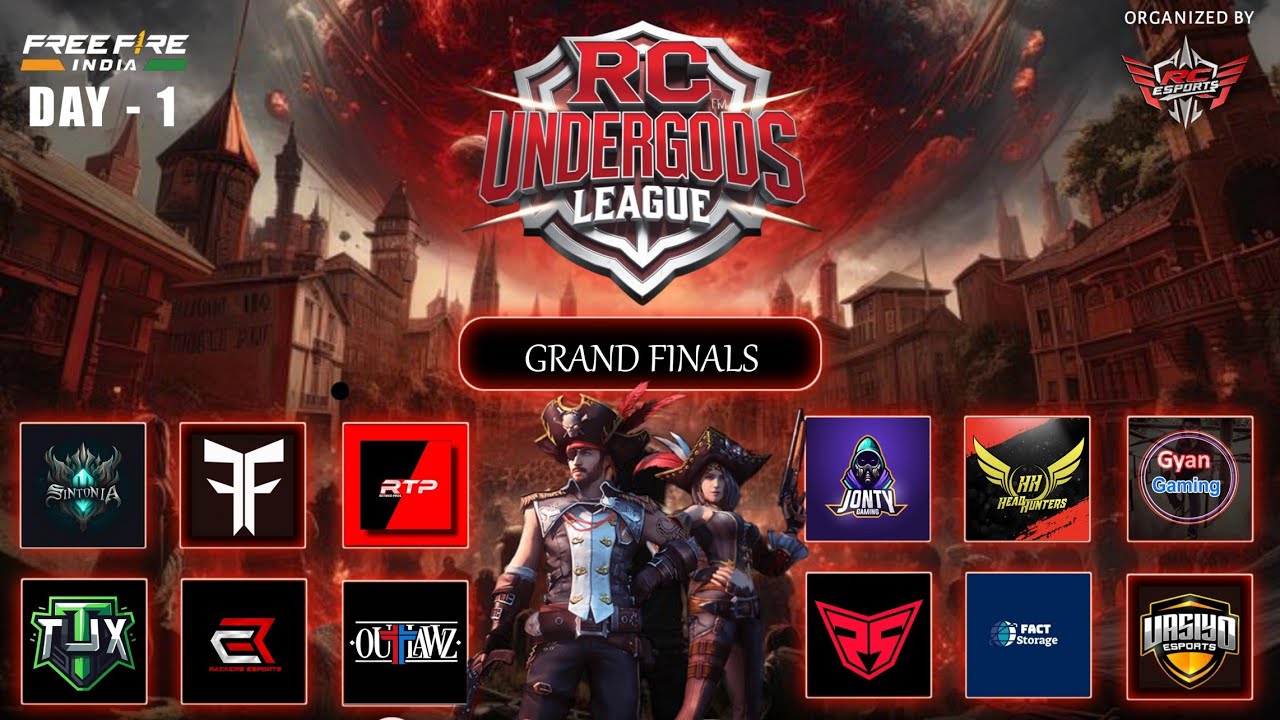 [HINDI] RC ESPORTS UNDERGODS LEAGUE GRAND FINALS DAY-3 || THE DECIDER ...