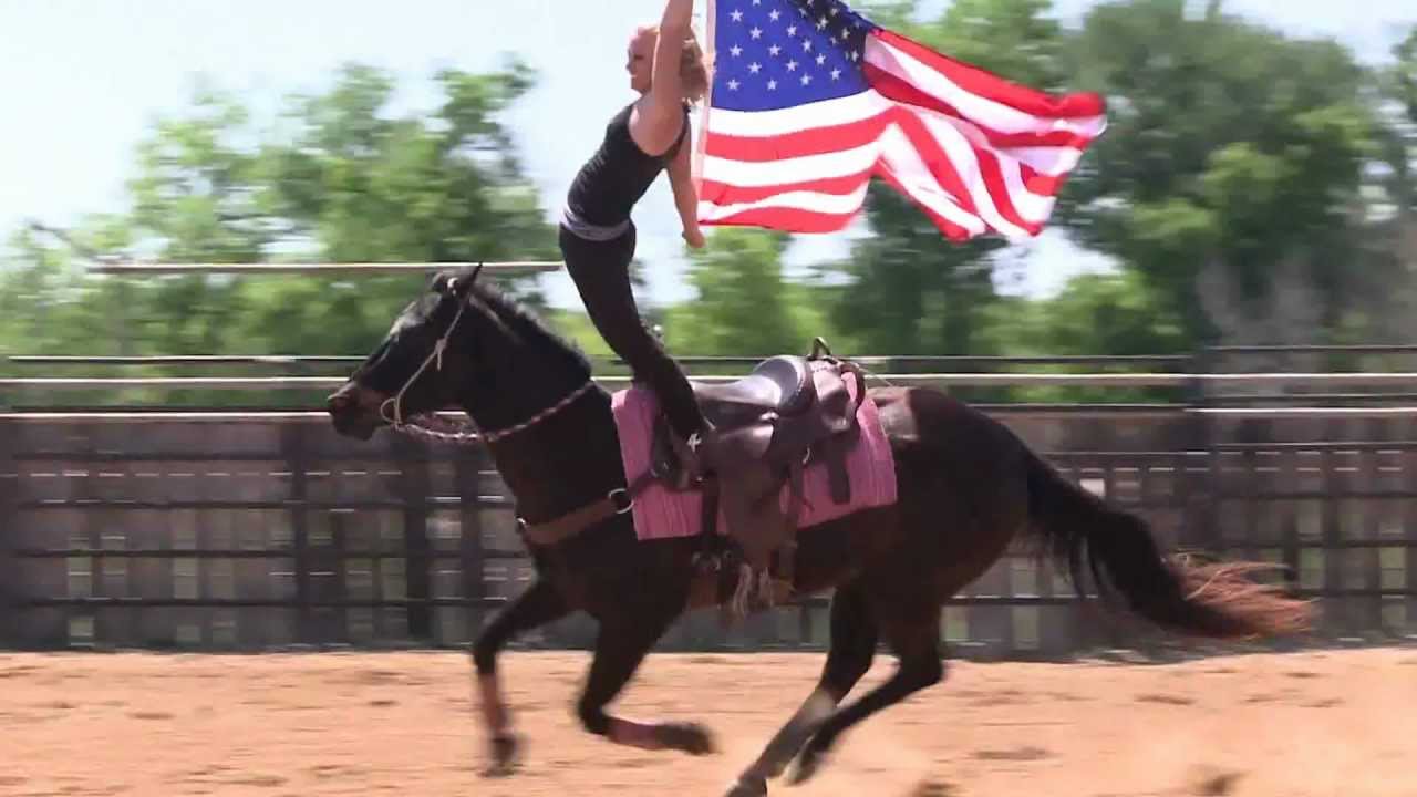 Ginger Duke Trick Riding - YouTube