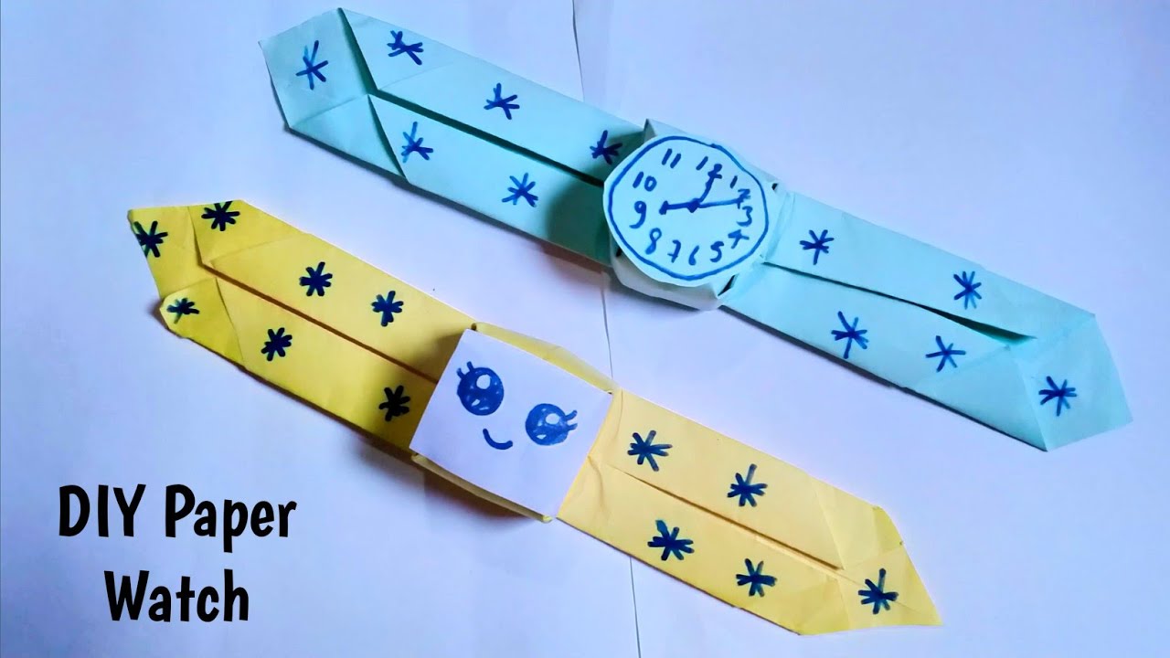 How to make Paper Watch Very Easy | Origami Paper Watch | Easy Origami ...