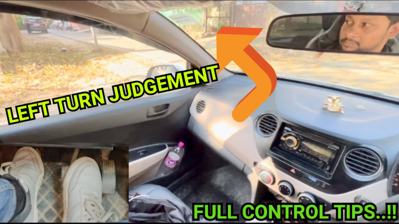How to judge car left side at turn while driving.. @Drivewithankit ...
