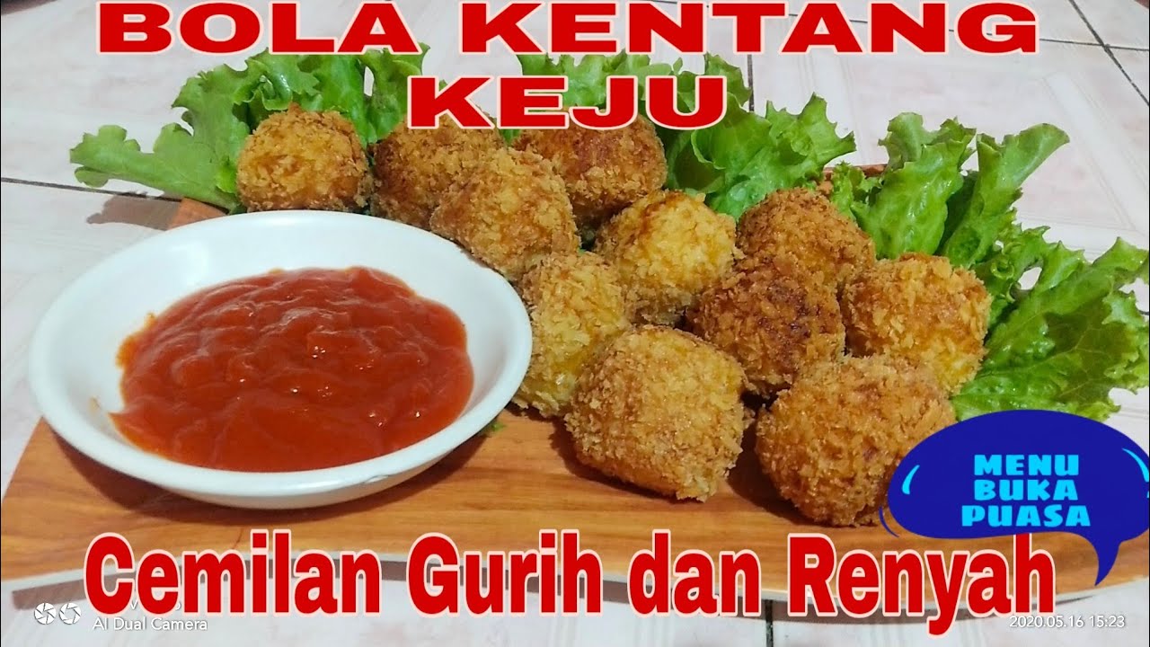RESEP BOLA KENTANG KEJU CEMILAN SORE DAN BUKA PUASA | GURIH DAN RENYAH ...
