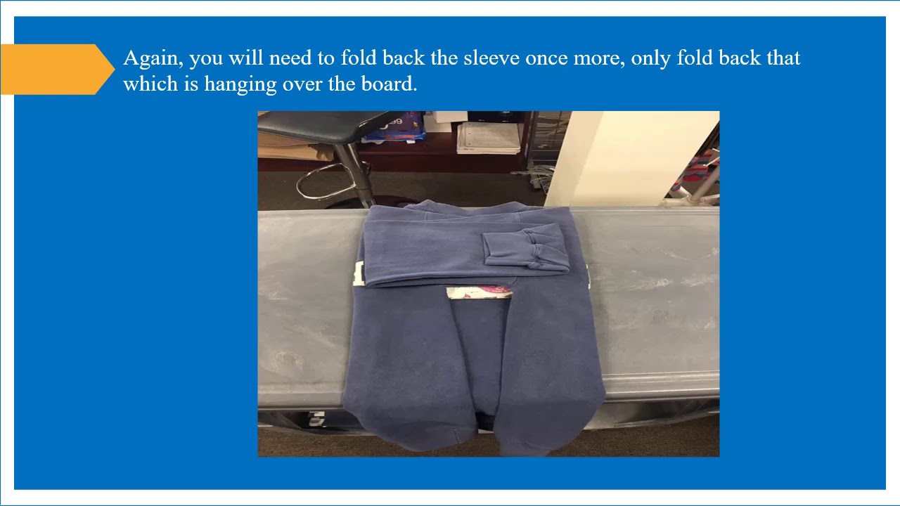 How to Fold a Crew Neck Sweatshirt - YouTube