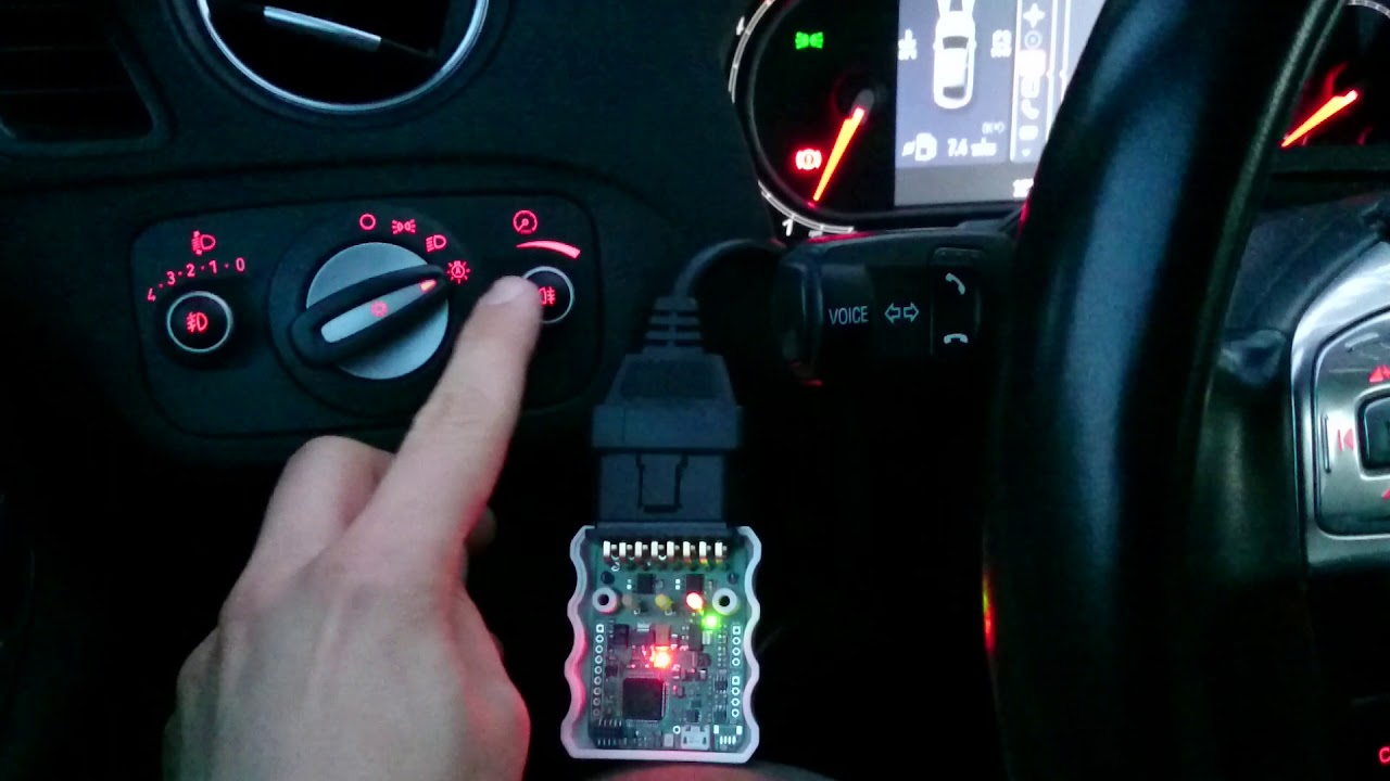 Fog light can bus module - YouTube