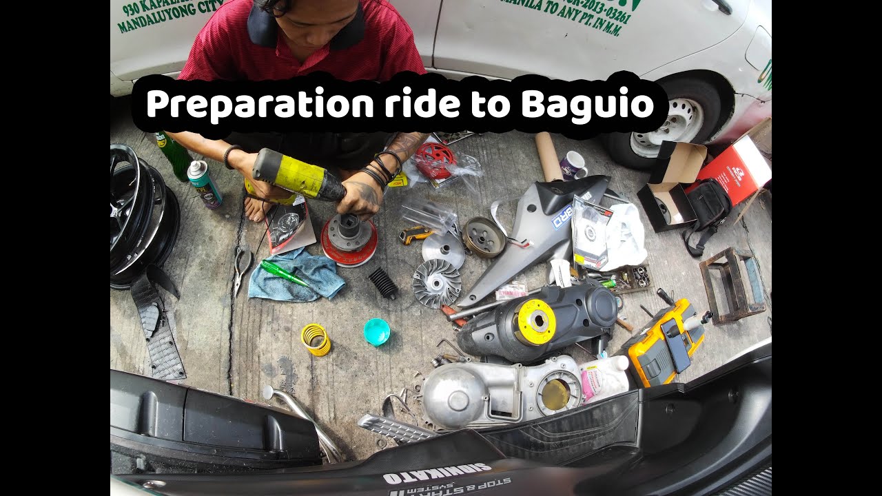 Preparation ride to Baguio part 1 | Canvas ng parts sa caloocan - YouTube