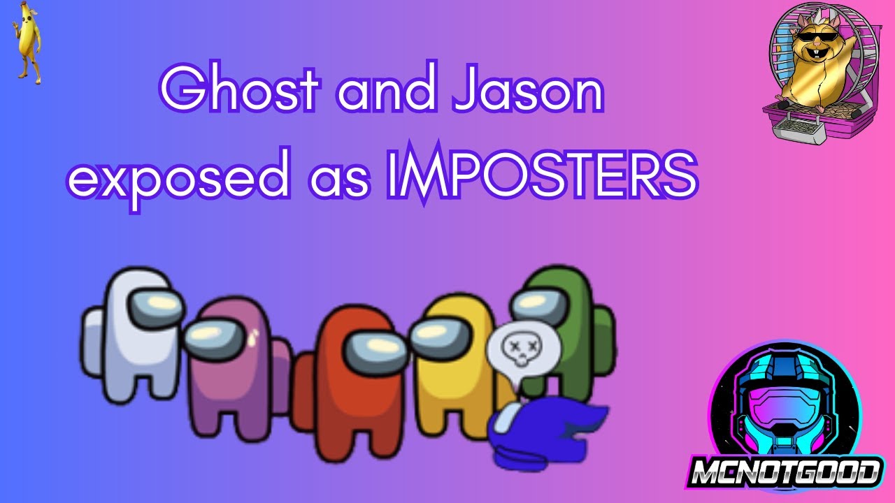 Ghost and Jason exposed as Imposters on Among Us! - YouTube