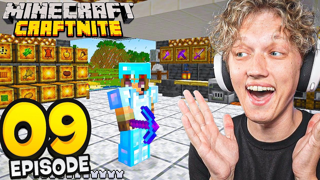 Craftnite 2: Episode 9 - UPGRADED STORAGE ROOM! (secret vault) - YouTube
