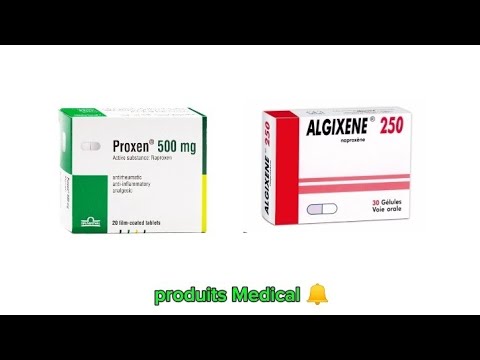 دواء علاج الم المفاصل والروماتيزم و العظام proxen 500 mg et Algixene ...