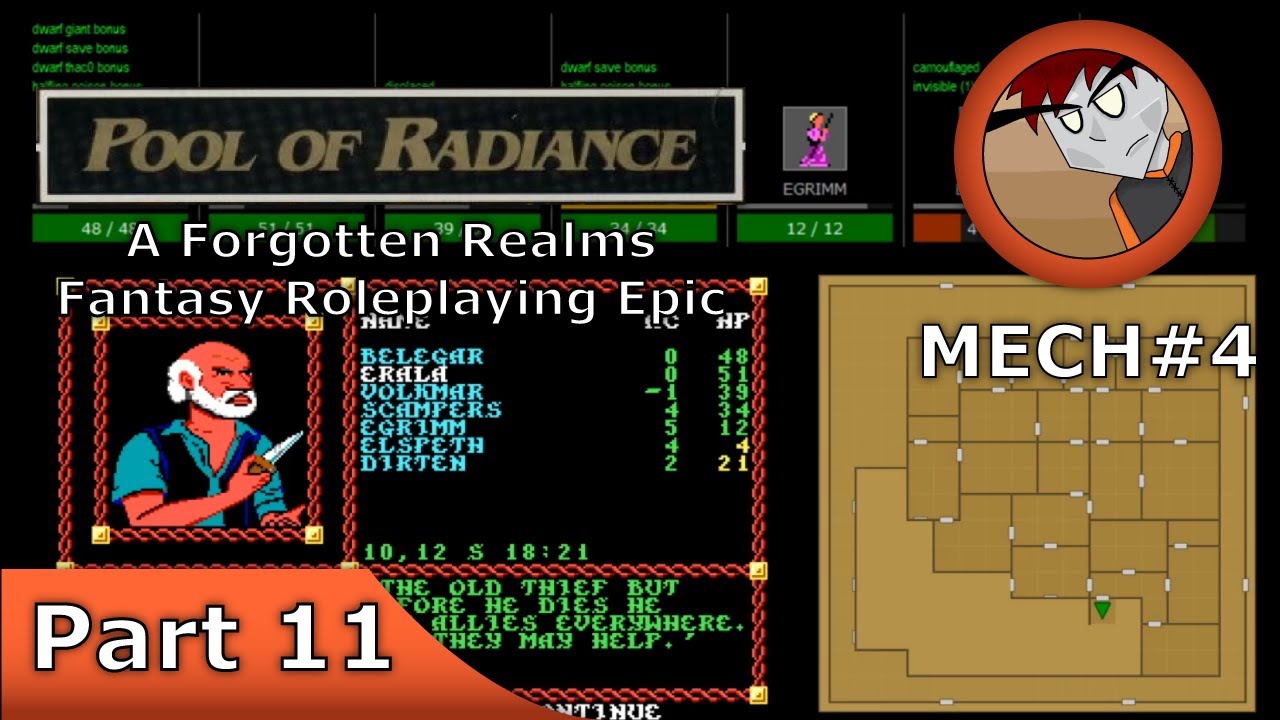 Pool of Radiance (SSI, Goldbox CRPG) - Part 11 - YouTube