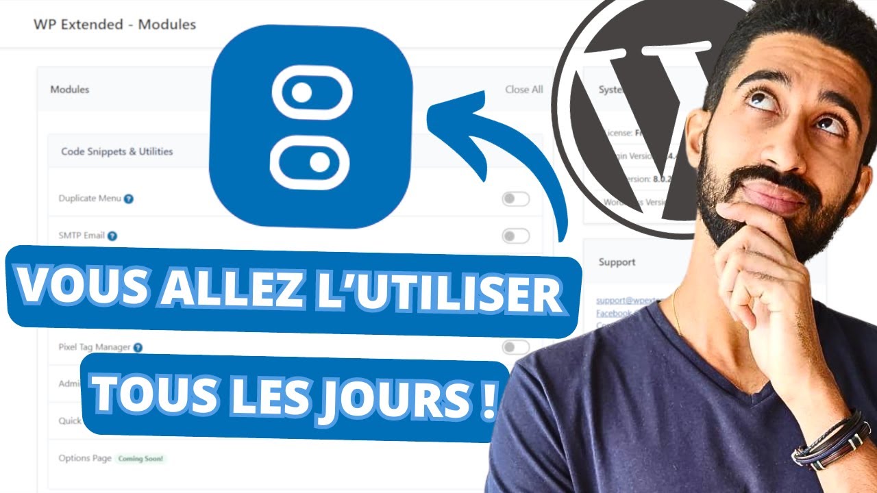Une extension WordPress à DÉCOUVRIR ! (WP Extended) - YouTube