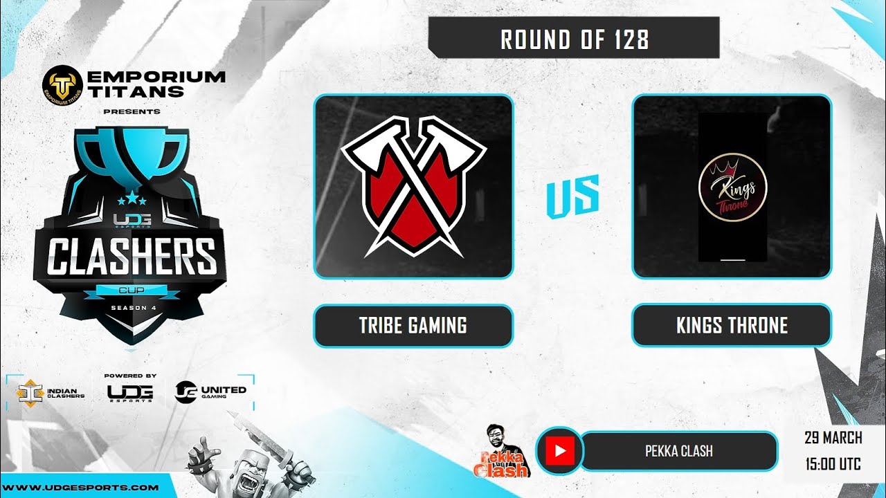 tribe gaming vs kings thrones Clashers cup s4 2023 - YouTube