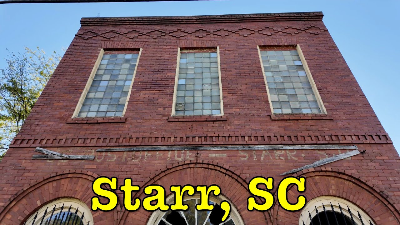 I'm visiting every town in SC - Starr, South Carolina - YouTube