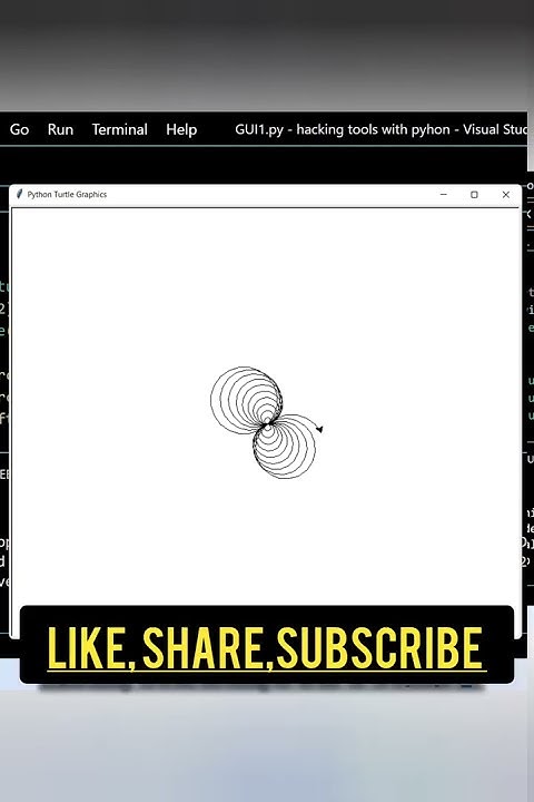 🎯😍 Amezing Design Using Python Shorts Shortvideo Viral Short Youtubeshorts Code Turtle 