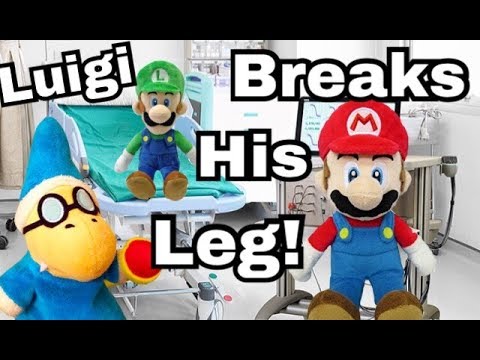 SMG: Luigi Breaks His Leg! - YouTube