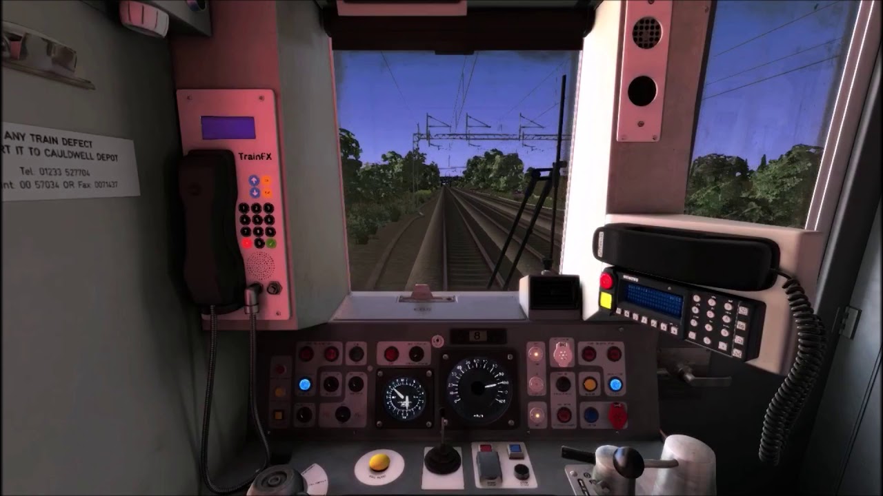 class 319 cab ride Rugby to Stafford - YouTube