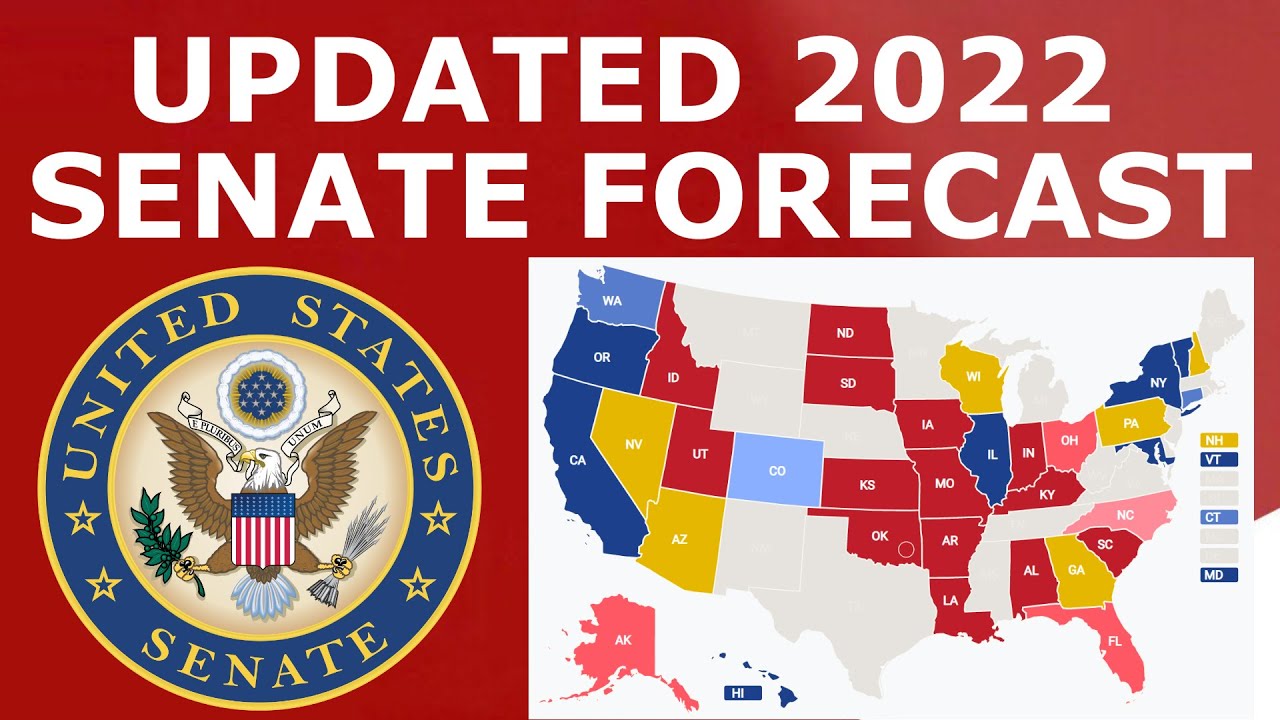 Updated 2022 Senate Map Prediction (October 2, 2022) - YouTube