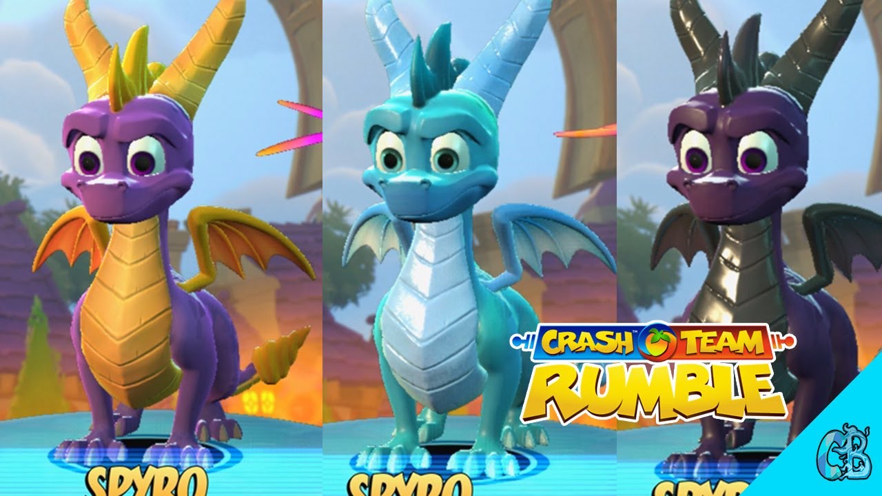 Crash Team Rumble - Spyro's Character Page, Customization, Abilities ...