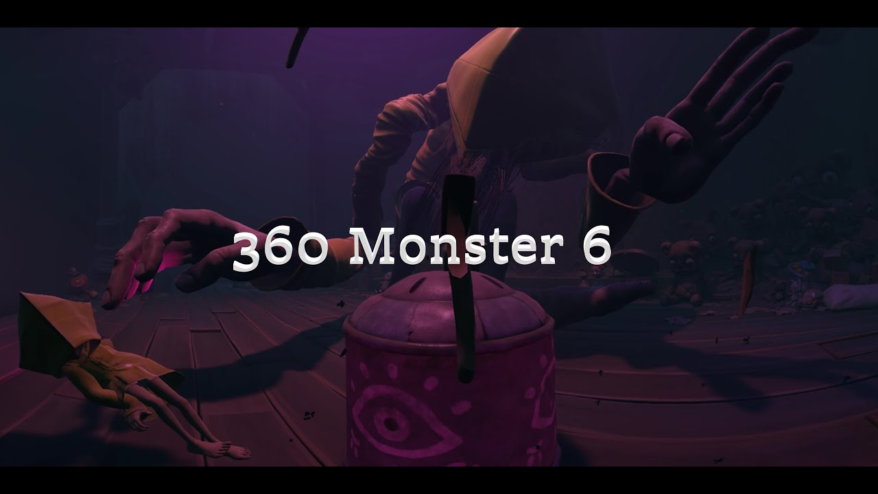 Little Nightmares 2 Six Fights Final Monster Six in 360 - YouTube