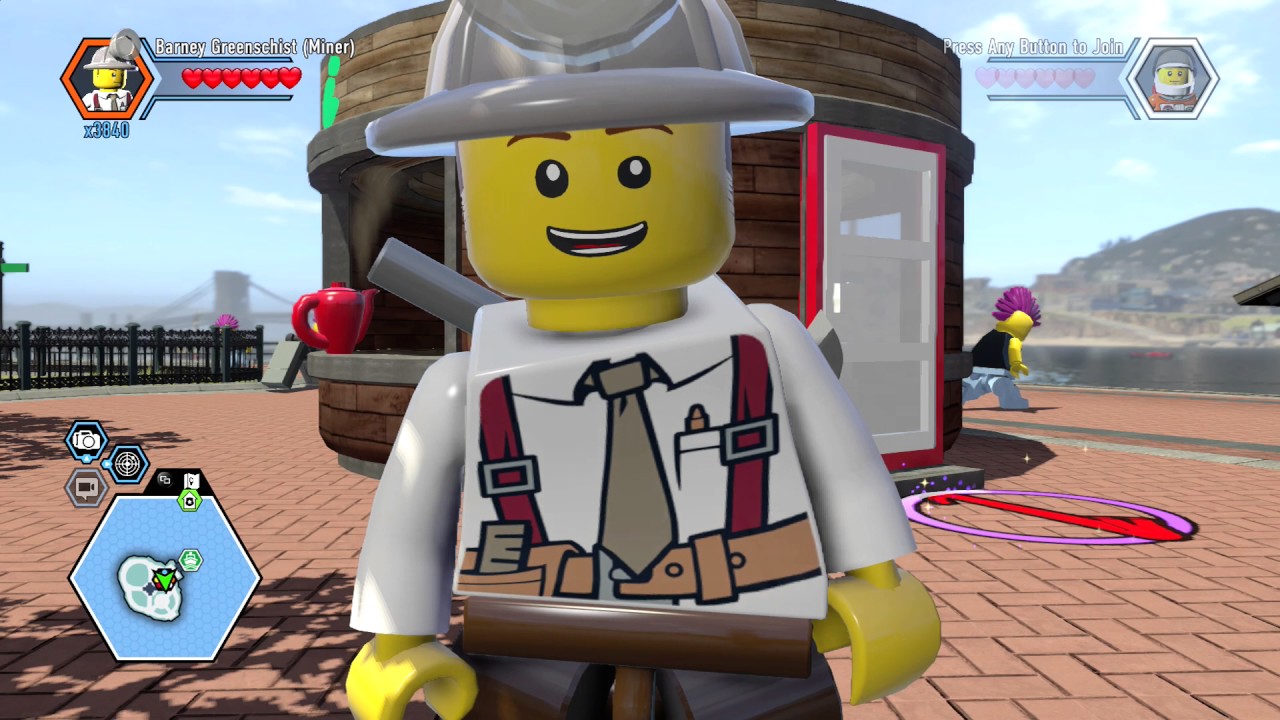 LEGO City Undercover Remastered Barney Greenschist Unlock Location and ...