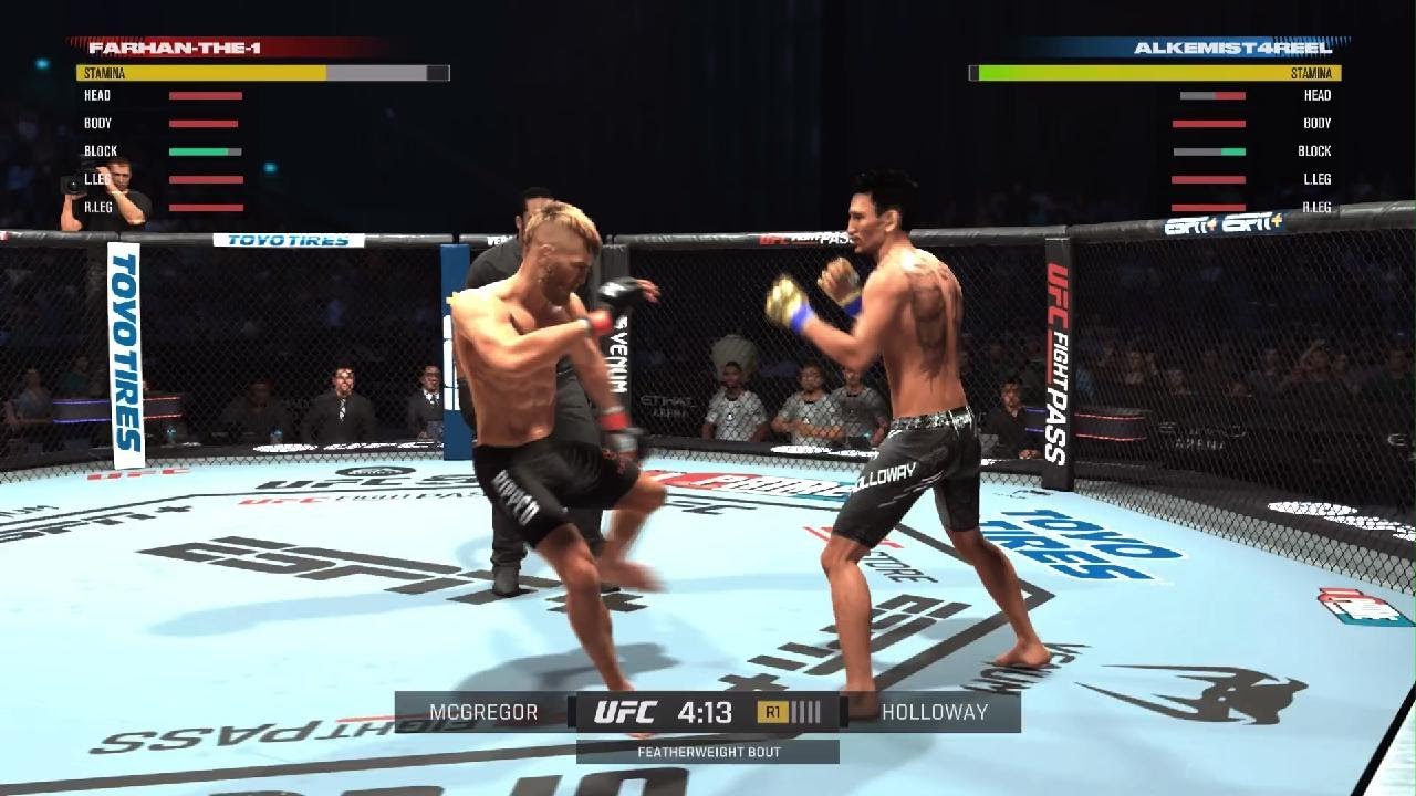 UFC 5- Spinning kick knocks him out! - YouTube