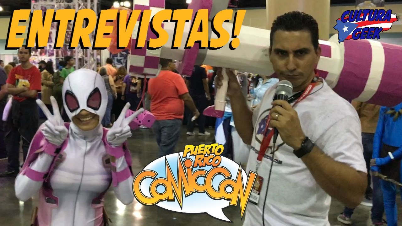 Entrevistas a Cosplayers - Part 1 | Puerto Rico Comic Con 2017 - YouTube
