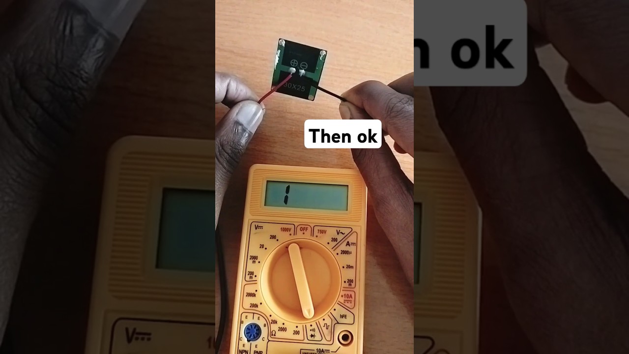 how to check solar panel by multimeter/ solar panel check kaise kare ...