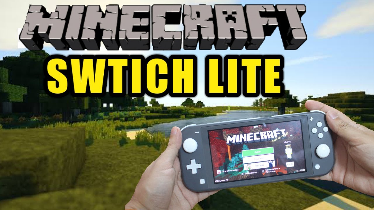 MINECRAFT EN NINTENDO SWITCH LITE EP.1 En búsqueda de un hogar y como ...