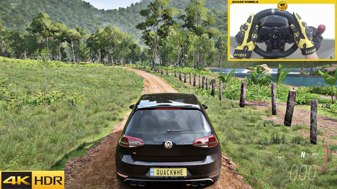 Volkswagen Golf R | Forza Horizon 5 gameplay | Logitech G923 Gameplay ...