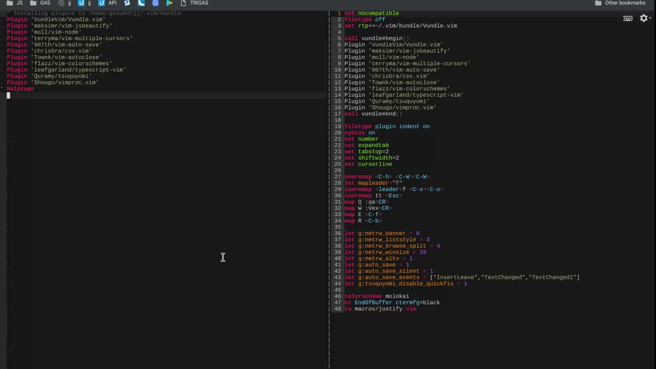 SETUP AND ADVANTAGES OF VIM AND WORKING WITH GOOGLE APPS SCRIPT IN VIM ...