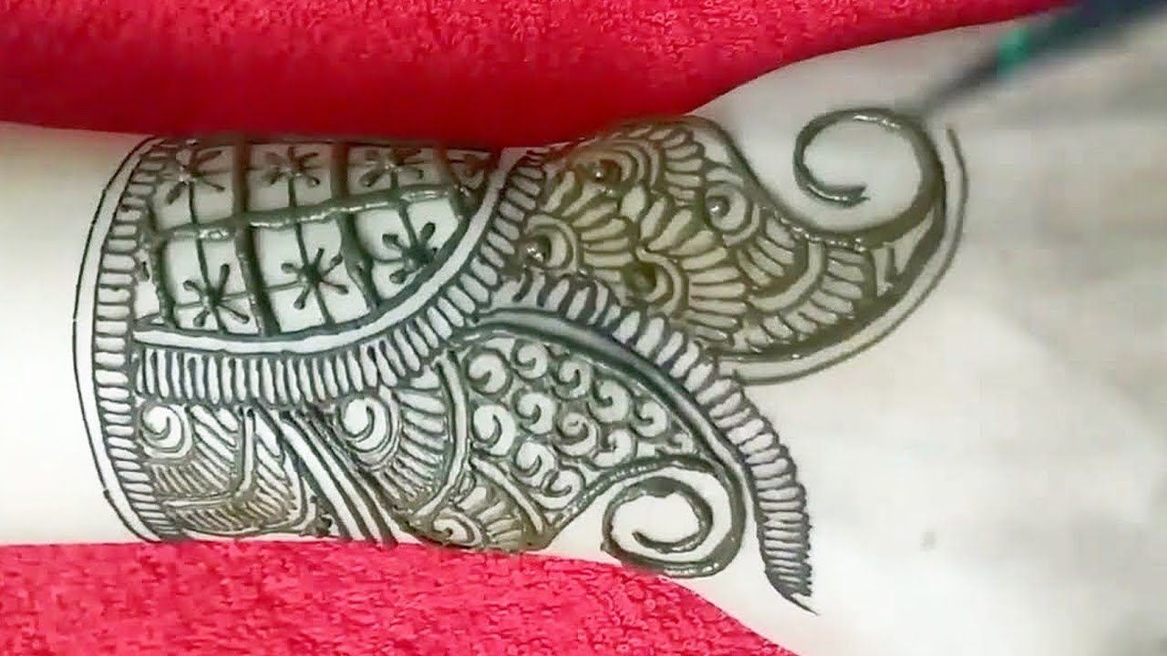 mehandi ka design|simple mehndi design|piche ke hath ki mehndi beauty ...