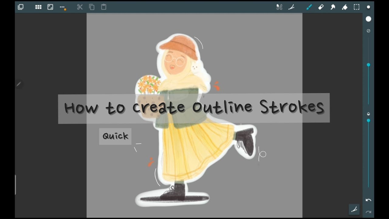How to Create Sticker Outline Strokes | Quick Tutorial - YouTube