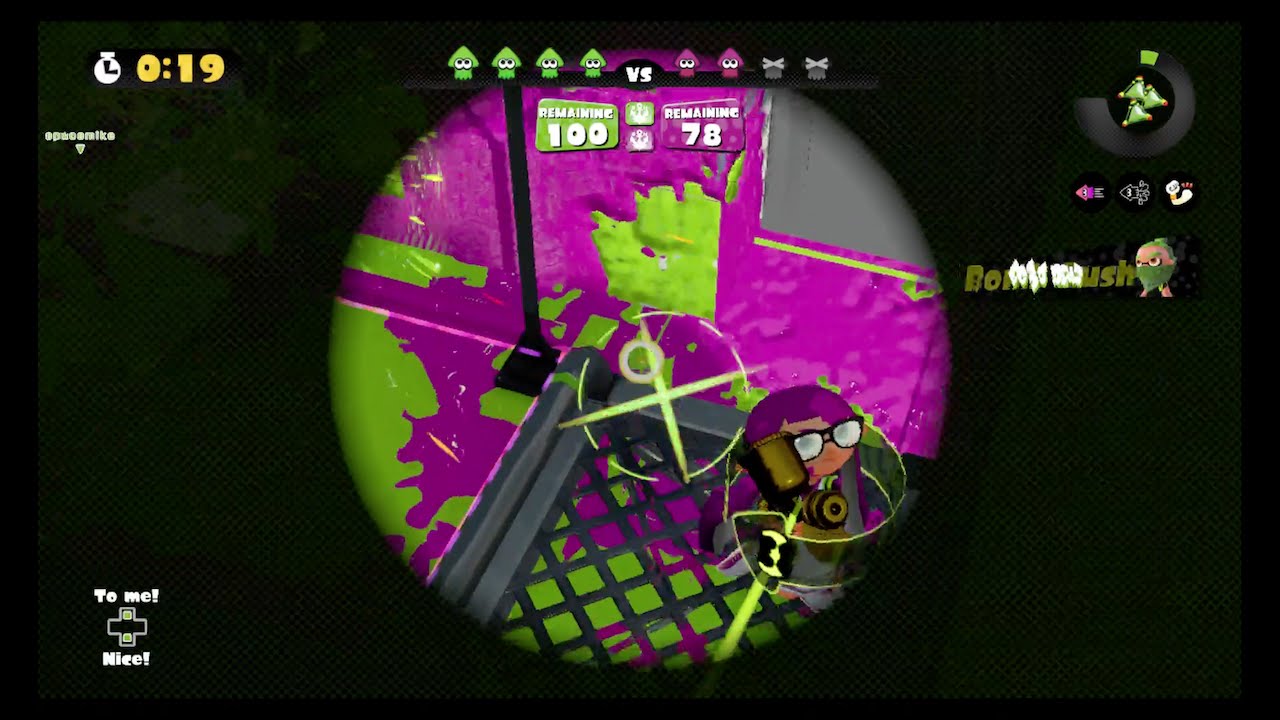Splatoon: So nearly A+ with 3 chargers in Splat Zones (7-6 ...