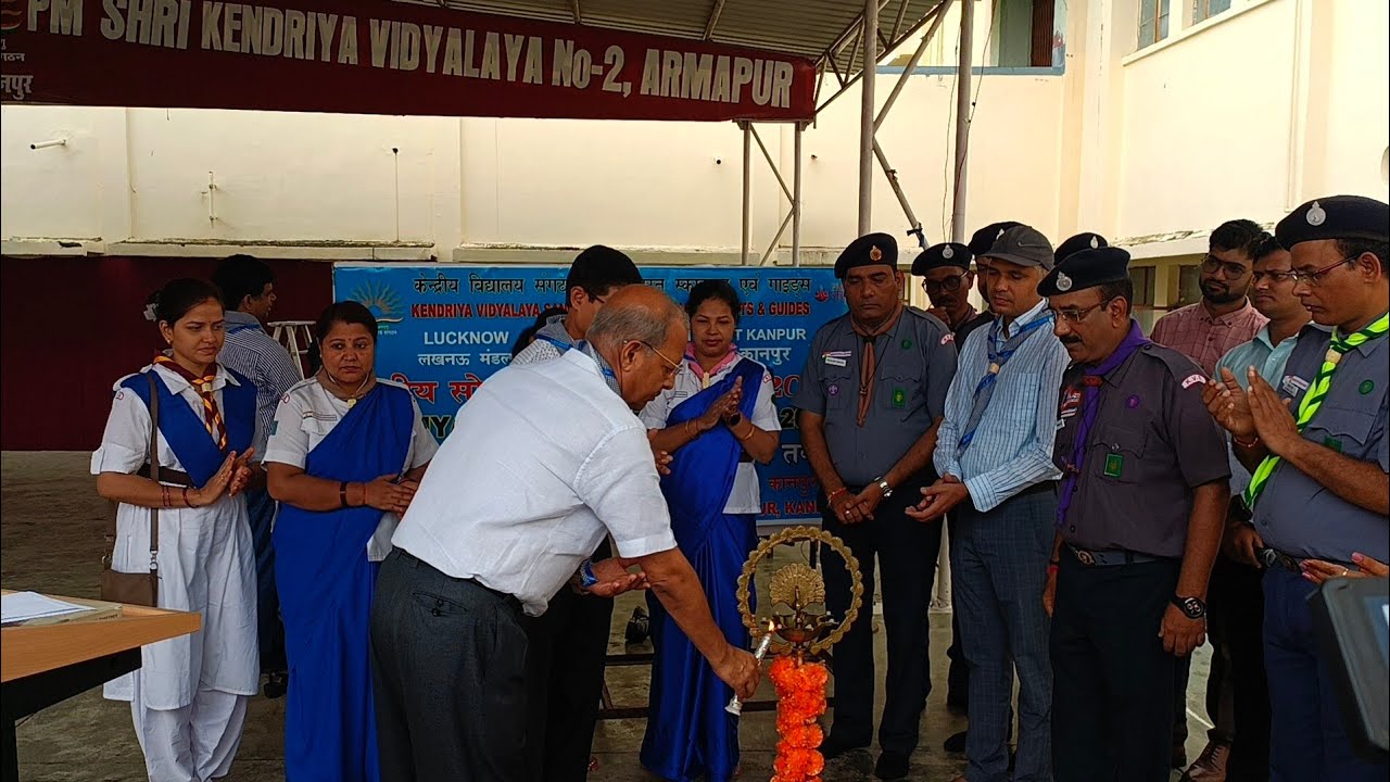"Grand Inauguration of Scout & Guide Camp at KV | Leadership Begins ...