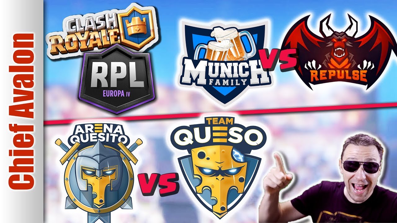 MUNICH vs REPULSE | ARENA QUESITO vs TEAM QUESO - RPL EUROPE IV PLAYOFFS - Clash Royale eSports ...