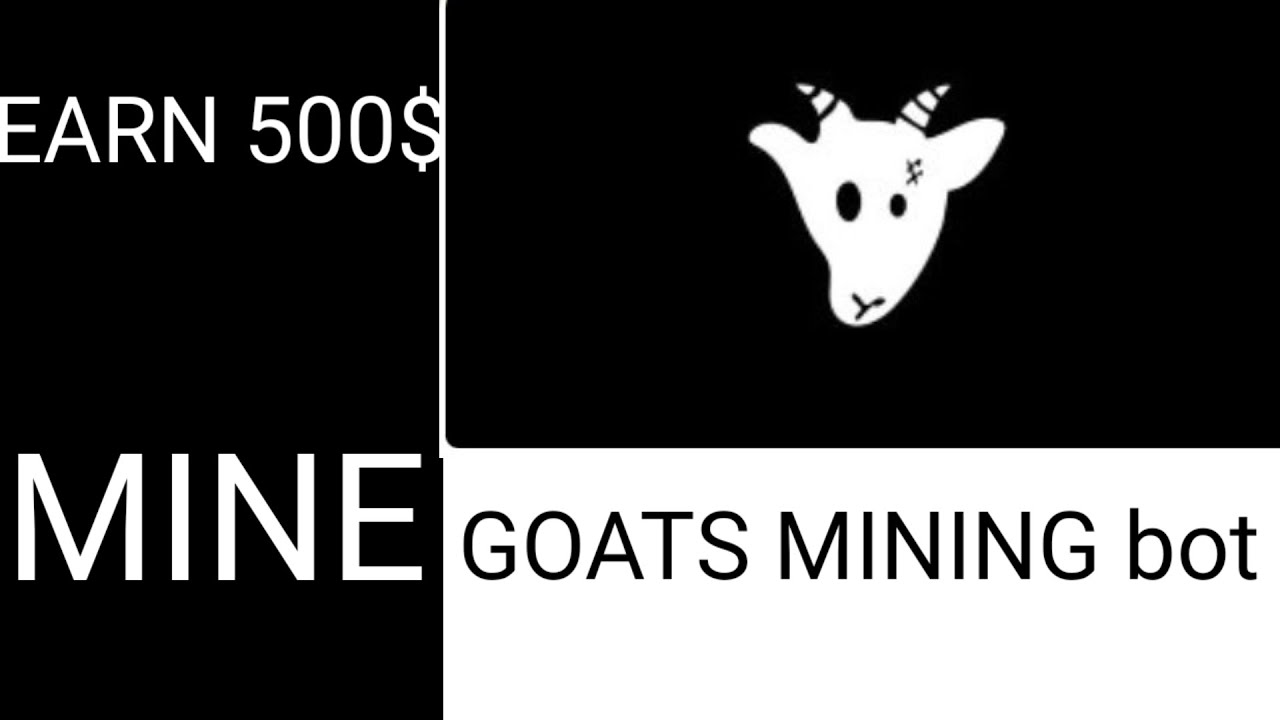 goats mining bot tap to earn project - YouTube