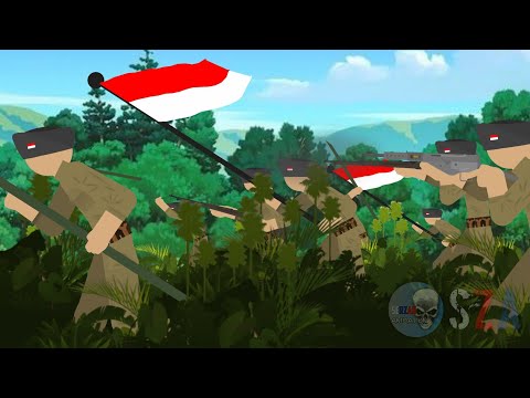 🇮🇩🇳🇱Second Dutch Military Aggression : Indonesian Guerilla war | StickNodes Animation