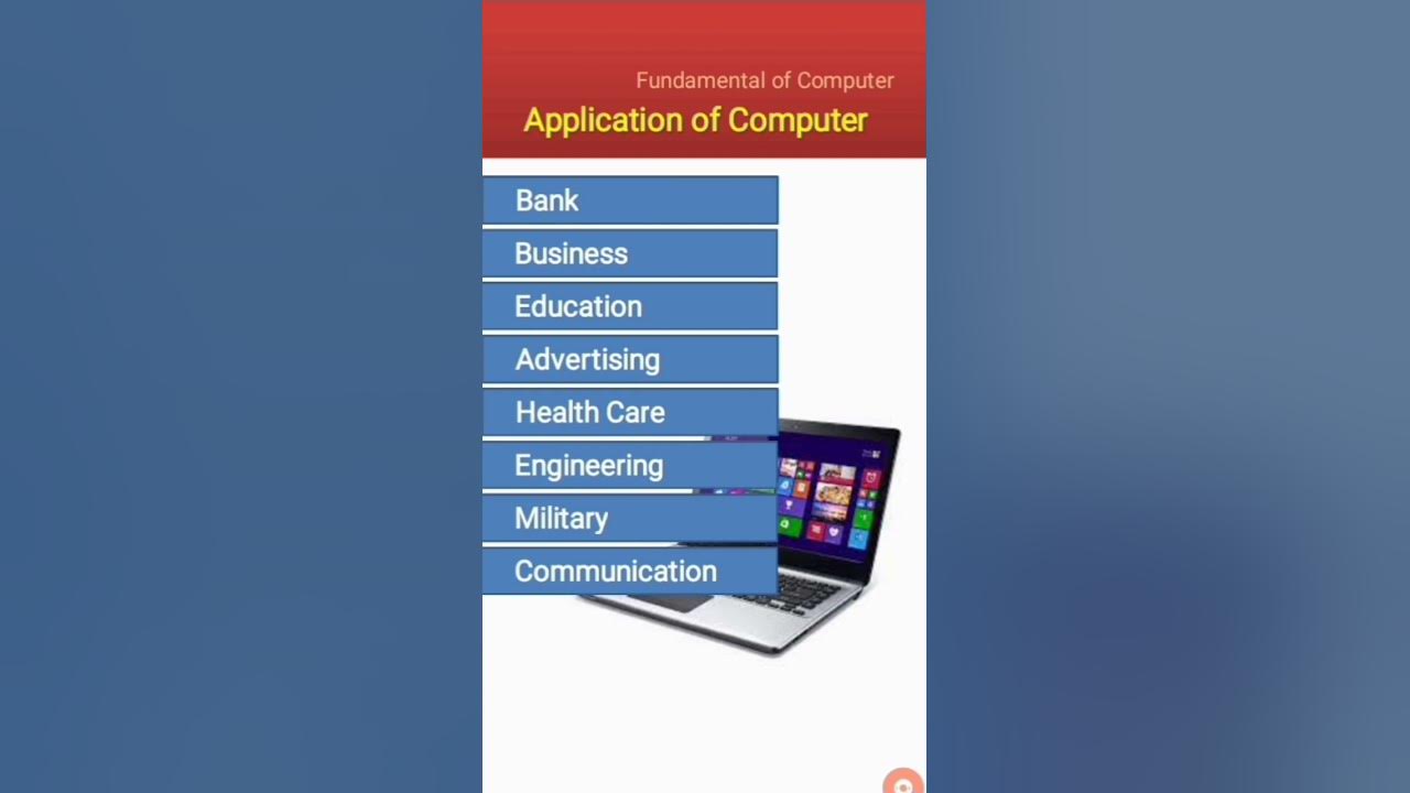 Application Of Computer Usage Of Computer Computerapplications Computerapplication 