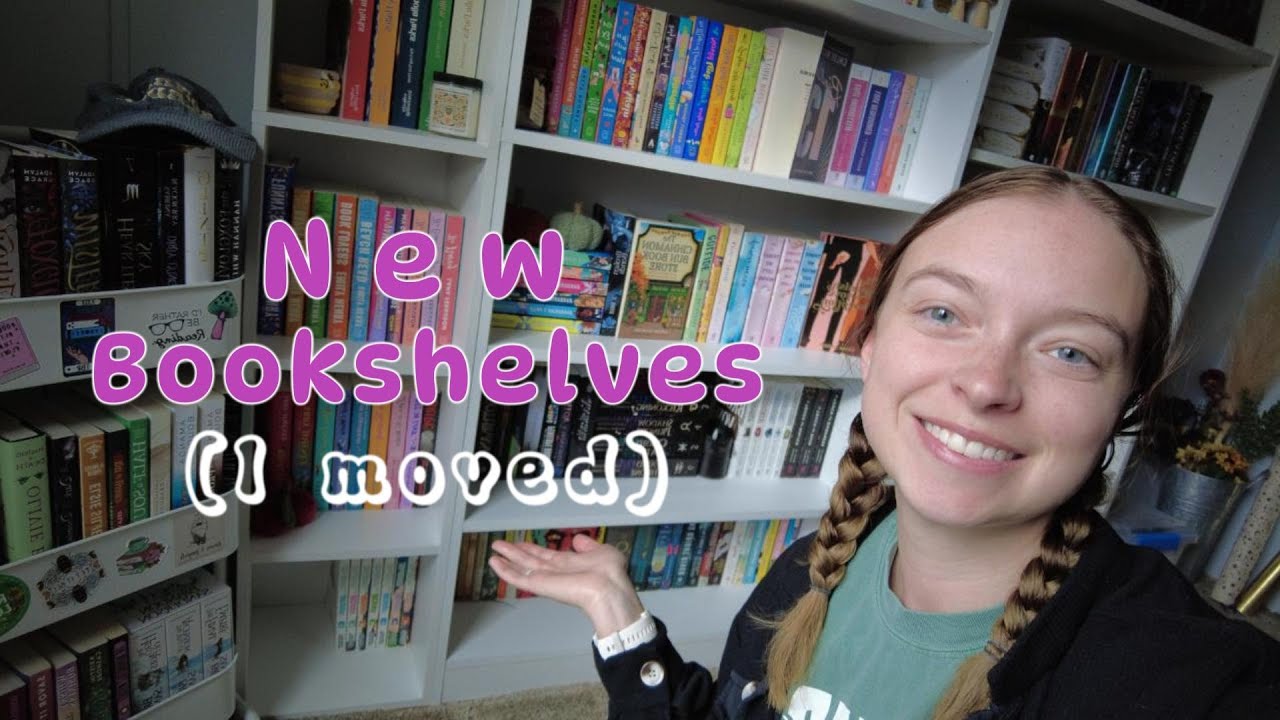 Organizing My New Book Room! New bookshelf set-up and tour - YouTube