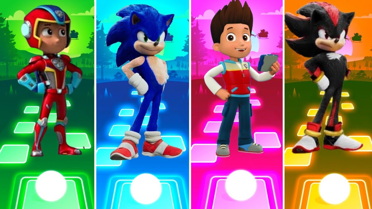 Paw Patrol Ryder 🆚 Sonic Prime 🆚 Paw Patrol Ryder 🆚 Sonic Shadow 🎵🎧 ...