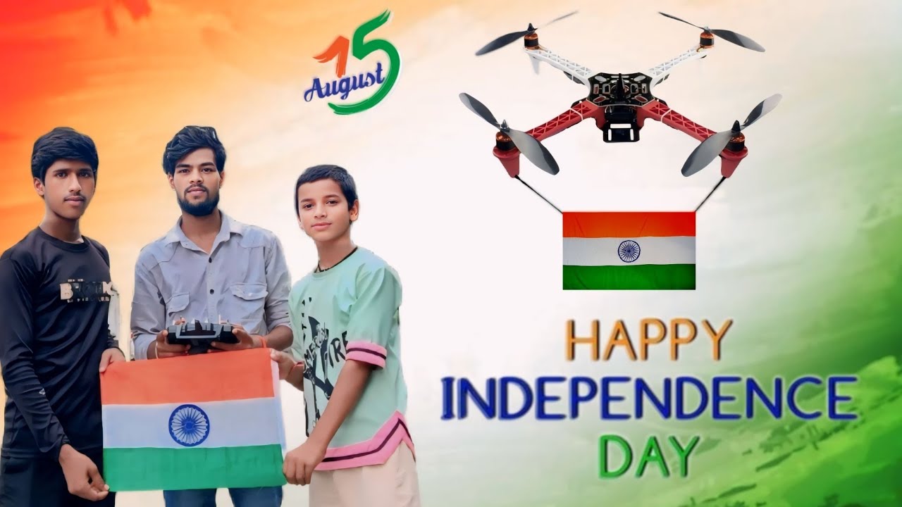 Drone 🇮🇳 india flag hosting in the sky by Arbind Technology - YouTube