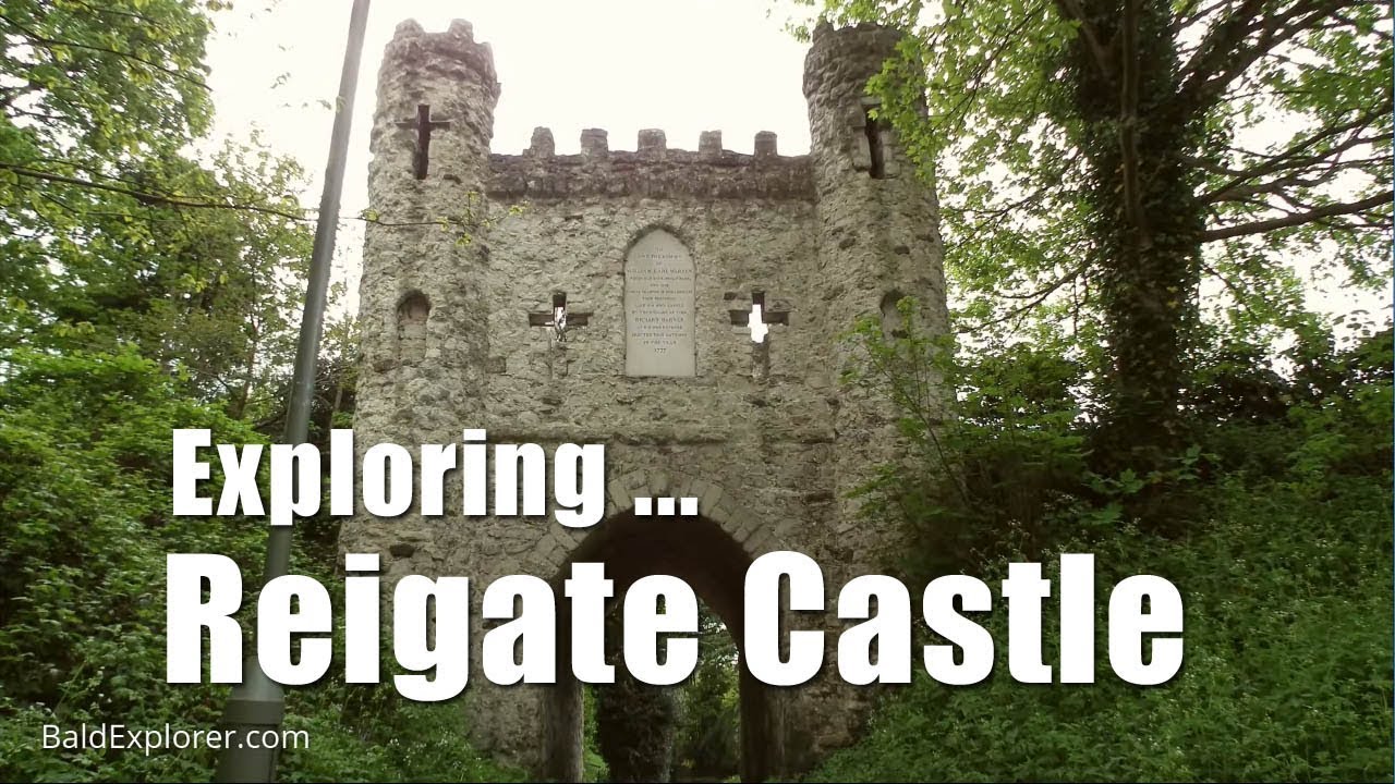 Walks in Surrey: Exploring Reigate Castle and Grounds - YouTube