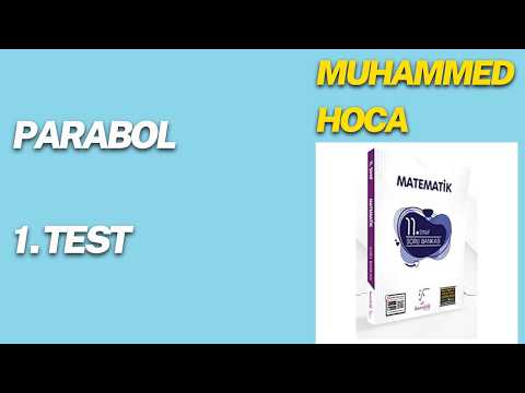 PARABOL SORU ÇÖZÜMÜ - TEST 1 - KAREKÖK 11. SINIF SORU BANKASI
