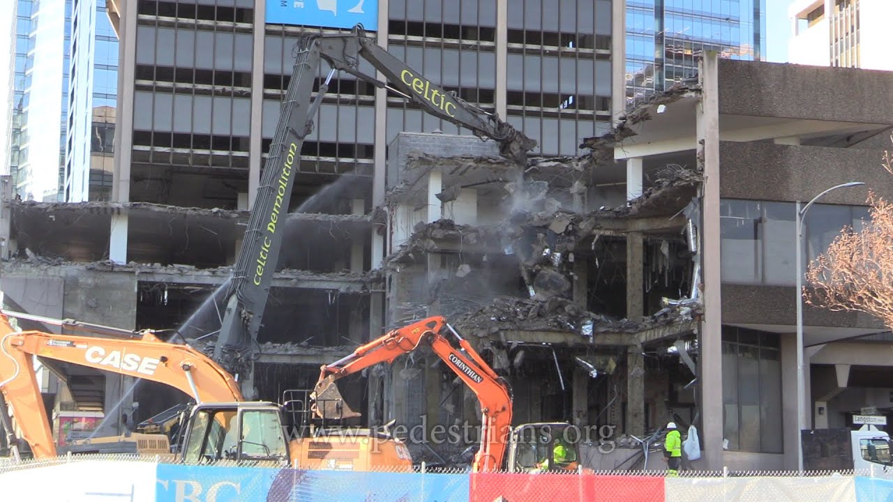 RCA Building Demo (Part 1), Arlington - YouTube