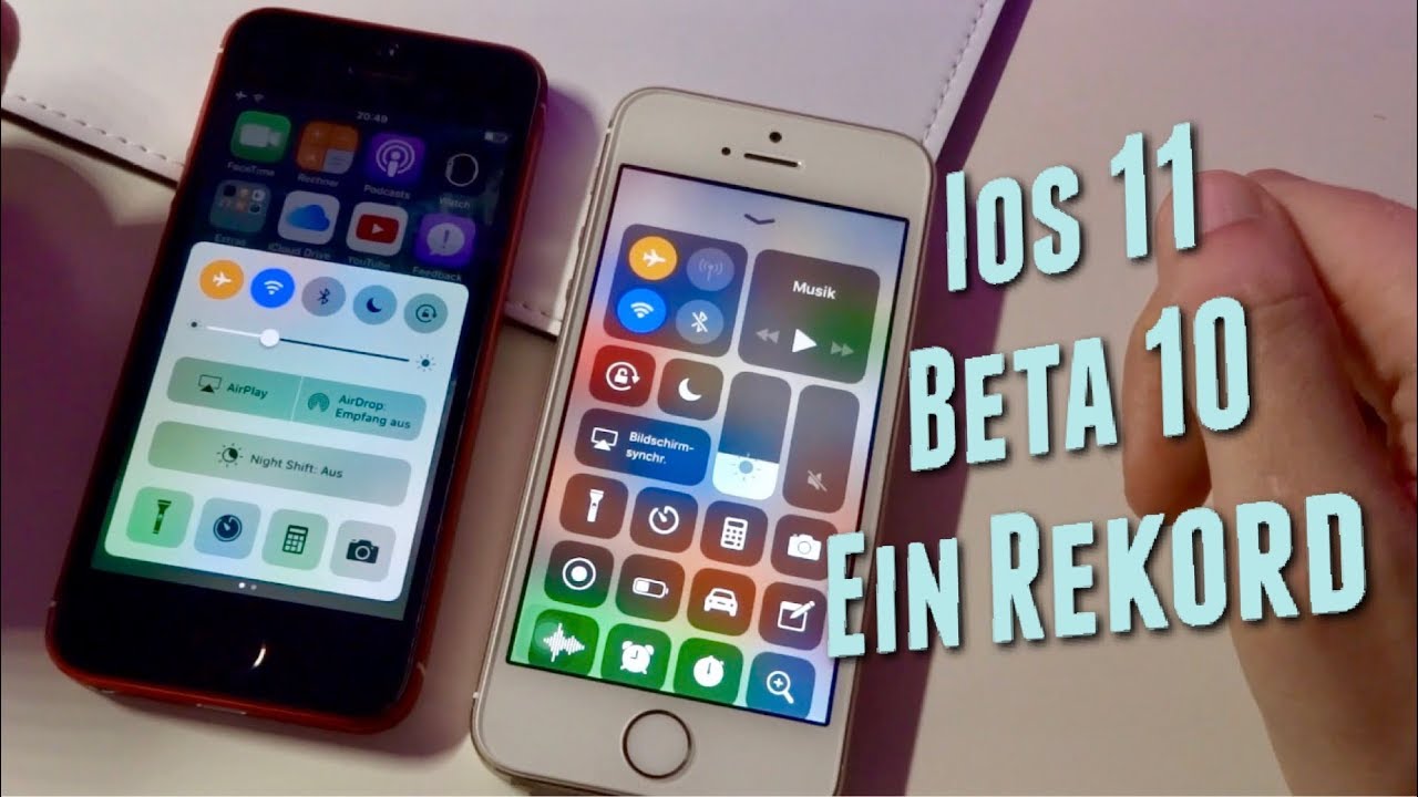 iOS 11 BETA 10 - Ein Rekord !! + iOS 10 vs iOS 11 Speed Test Vergleich ...