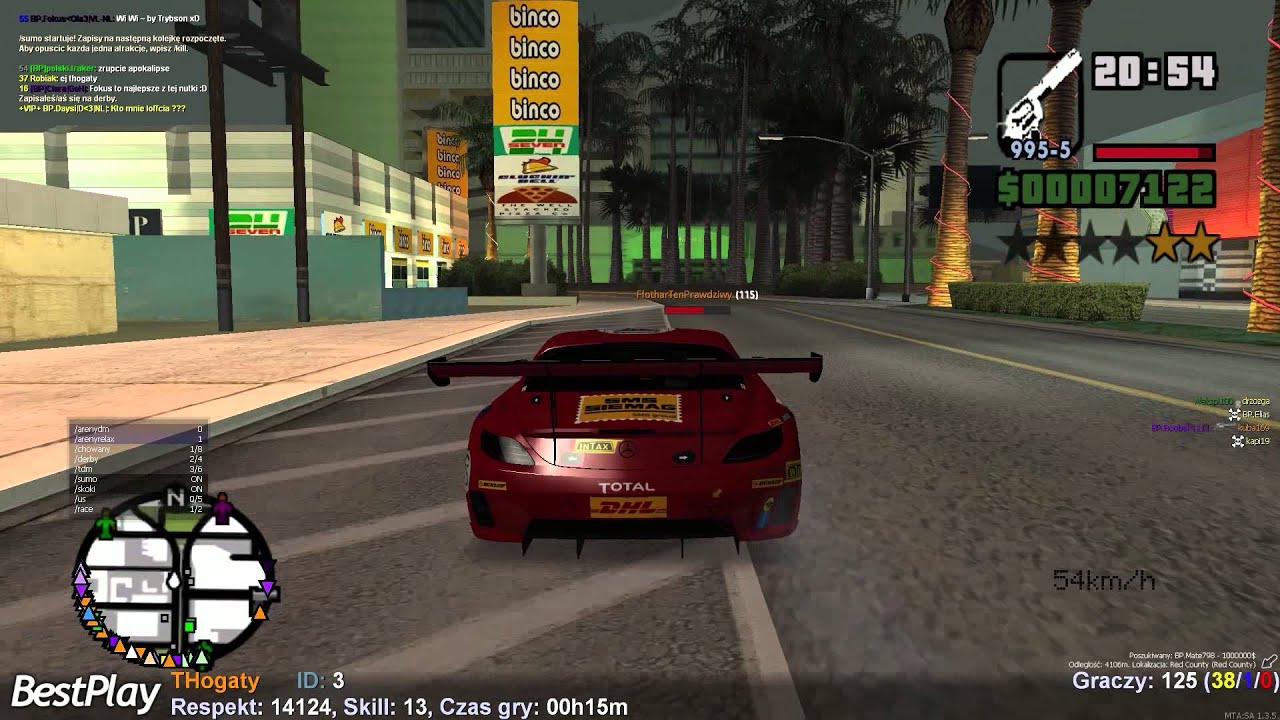 Zagrajmy w Multi Theft Auto - MTA San Andreas 2 # 08 "Flothar w MTA ...