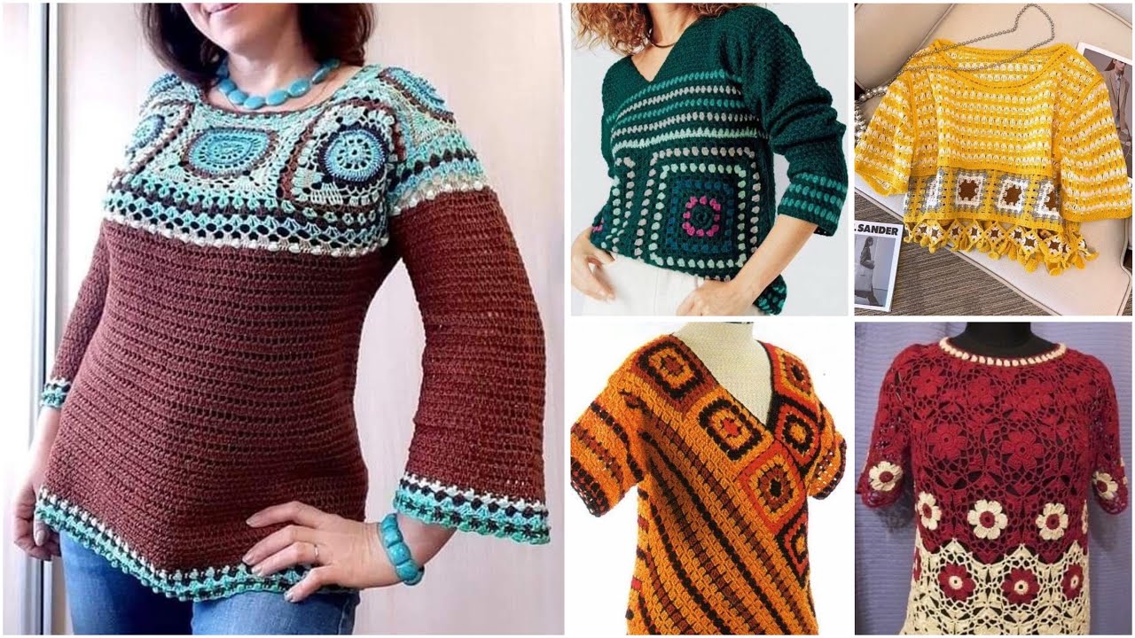 Gorgeous Boho style crochet top | vintage style crochet top designs # ...