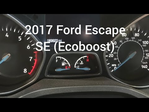 Ford - Escape - 2017 - SE (Ecoboost): Gauge Cluster Startup Sequence ...