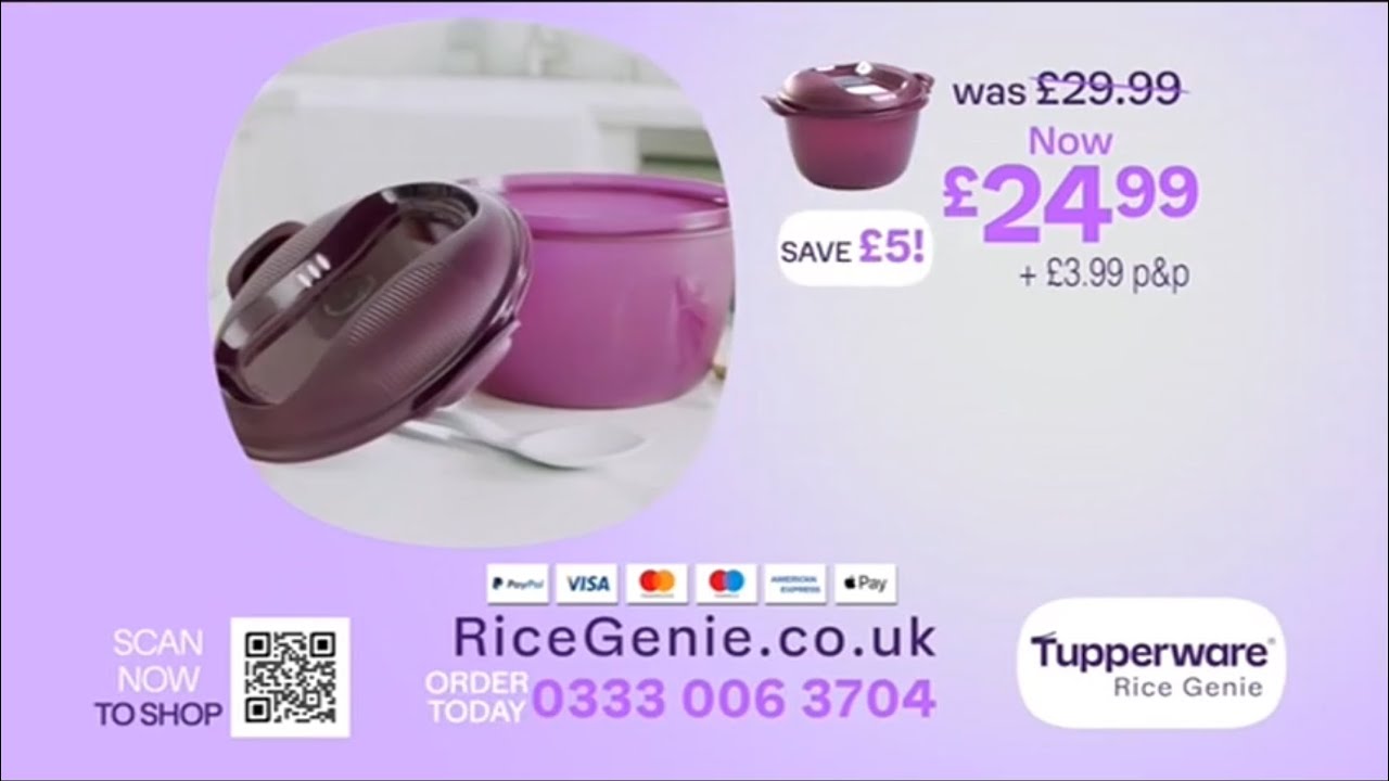 BrandCreations - Tupperware Rice Genie - FULL TELESHOPPING INFOMERCIAL ...